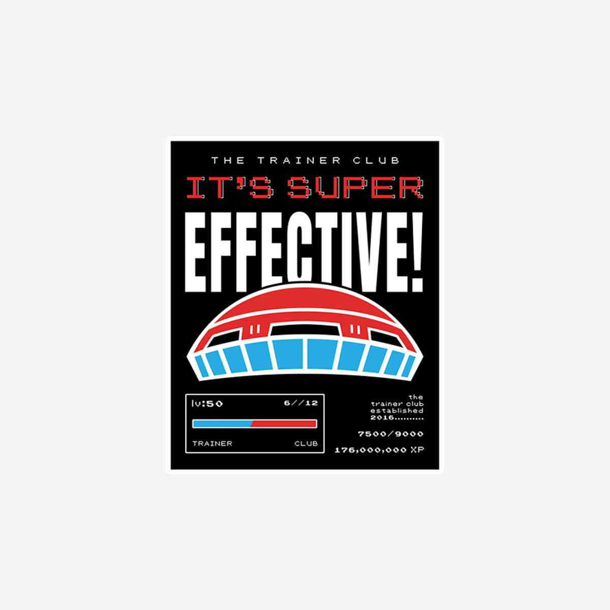 Super Effective Sticker – The Trainer Club